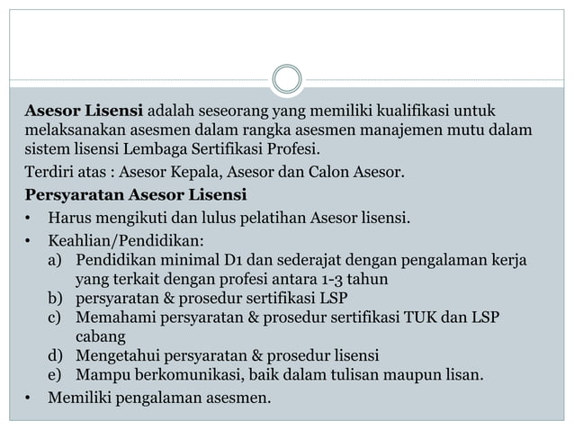 Presentasi Pembentukan LSP | PPTX