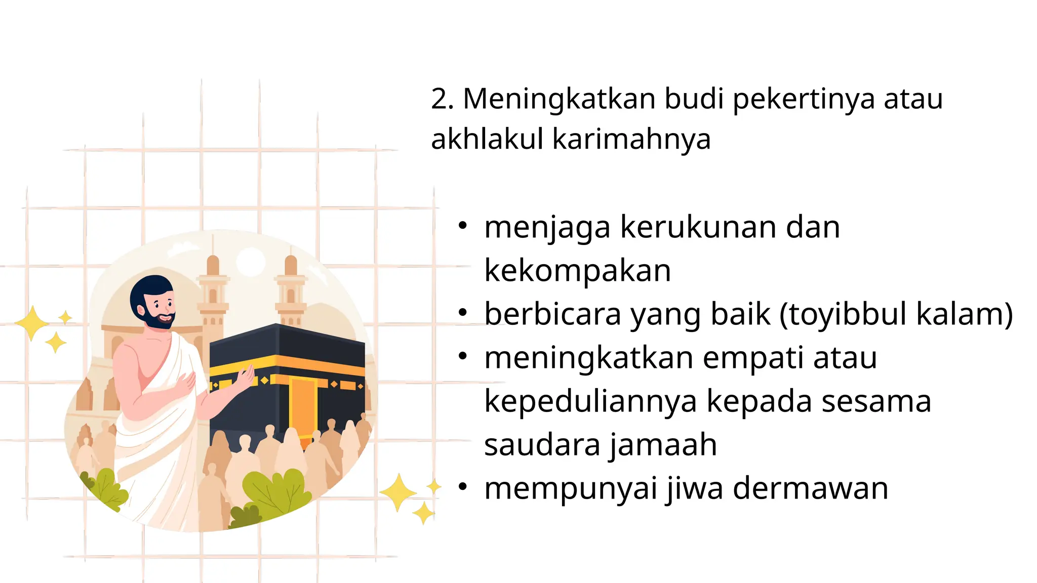 Presentasi Pendidikan Agama Islam Ibadah Haji Sederhana Illustratif ...