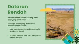 Presentasi Pendidikan Hijau, Biru dan Kuning Datar Grafis Bentang Alam ...