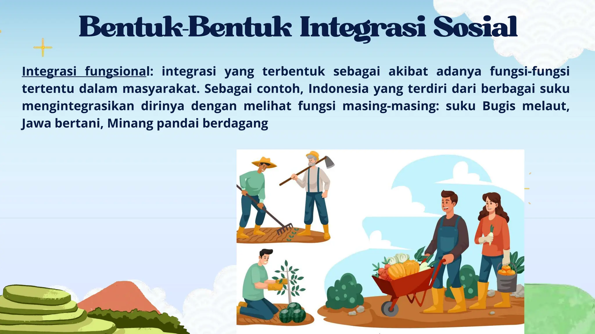 Integrasi sosial di Indonesia dan jenisnya | PPT