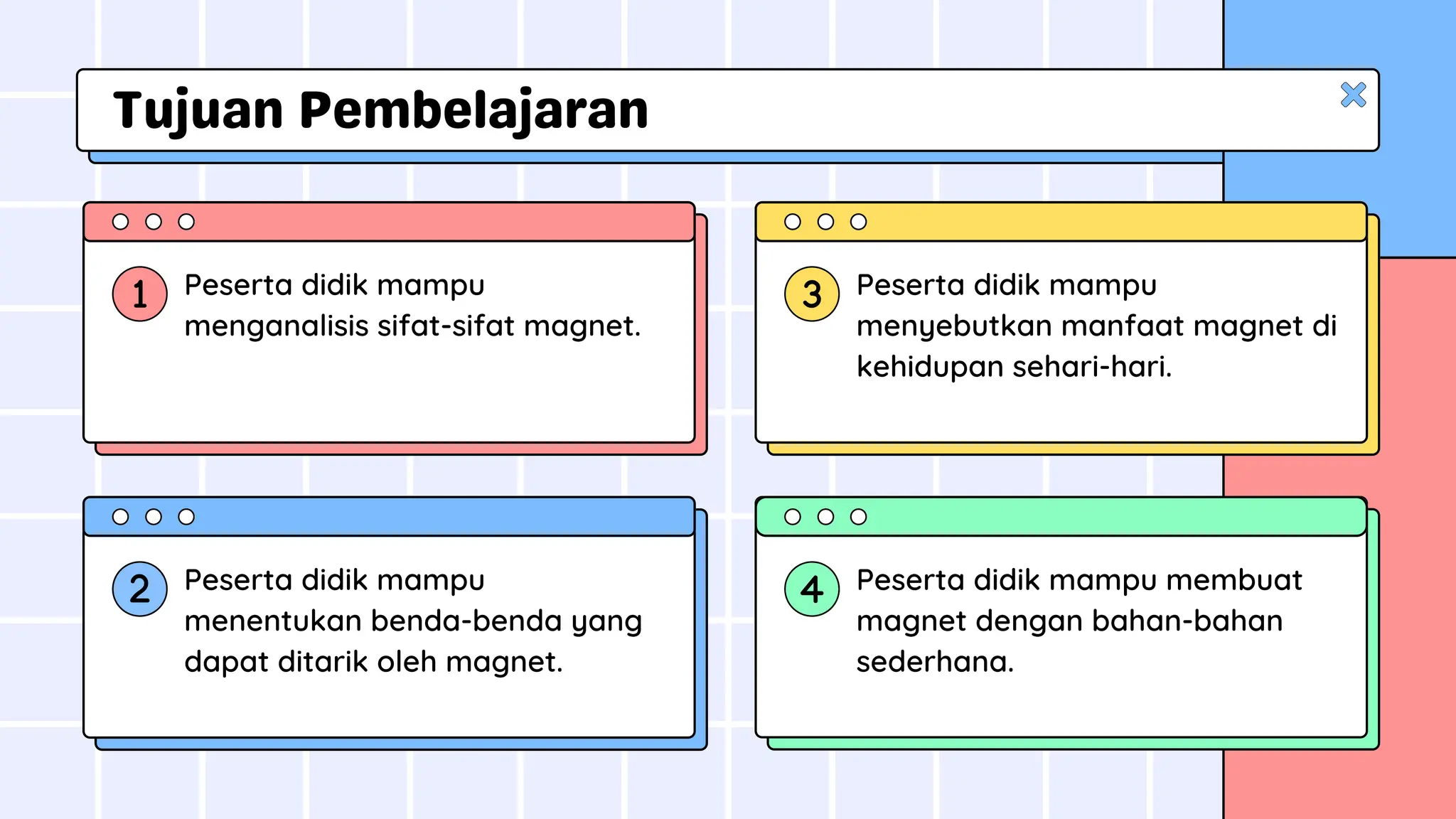 Presentasi Pendidikan Mengenal Magnet di Kehidupan Ilmu Pengetahuan Alam dan Sosial Merah Biru ...
