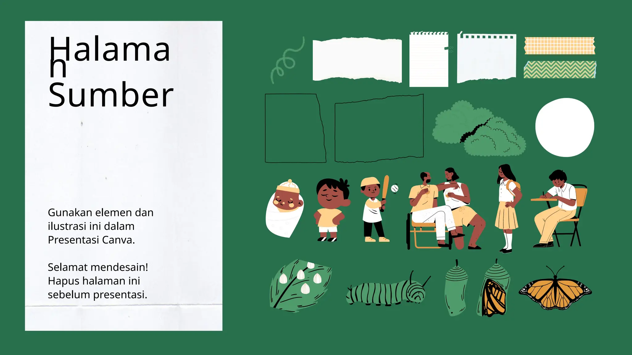 Presentasi Pendidikan Siklus Hidup Manusia dan Hewan Gaya Kolase Rapi ...