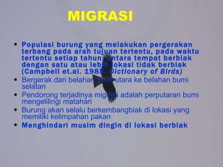 Presentasi pengamatan burung | PPT