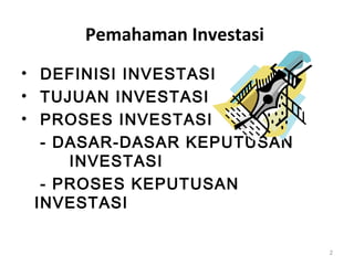 Pemahaman Investasi | PPT