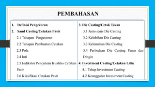 Presentasi Teknik Pengecoran pada Proses Produksi.pptx