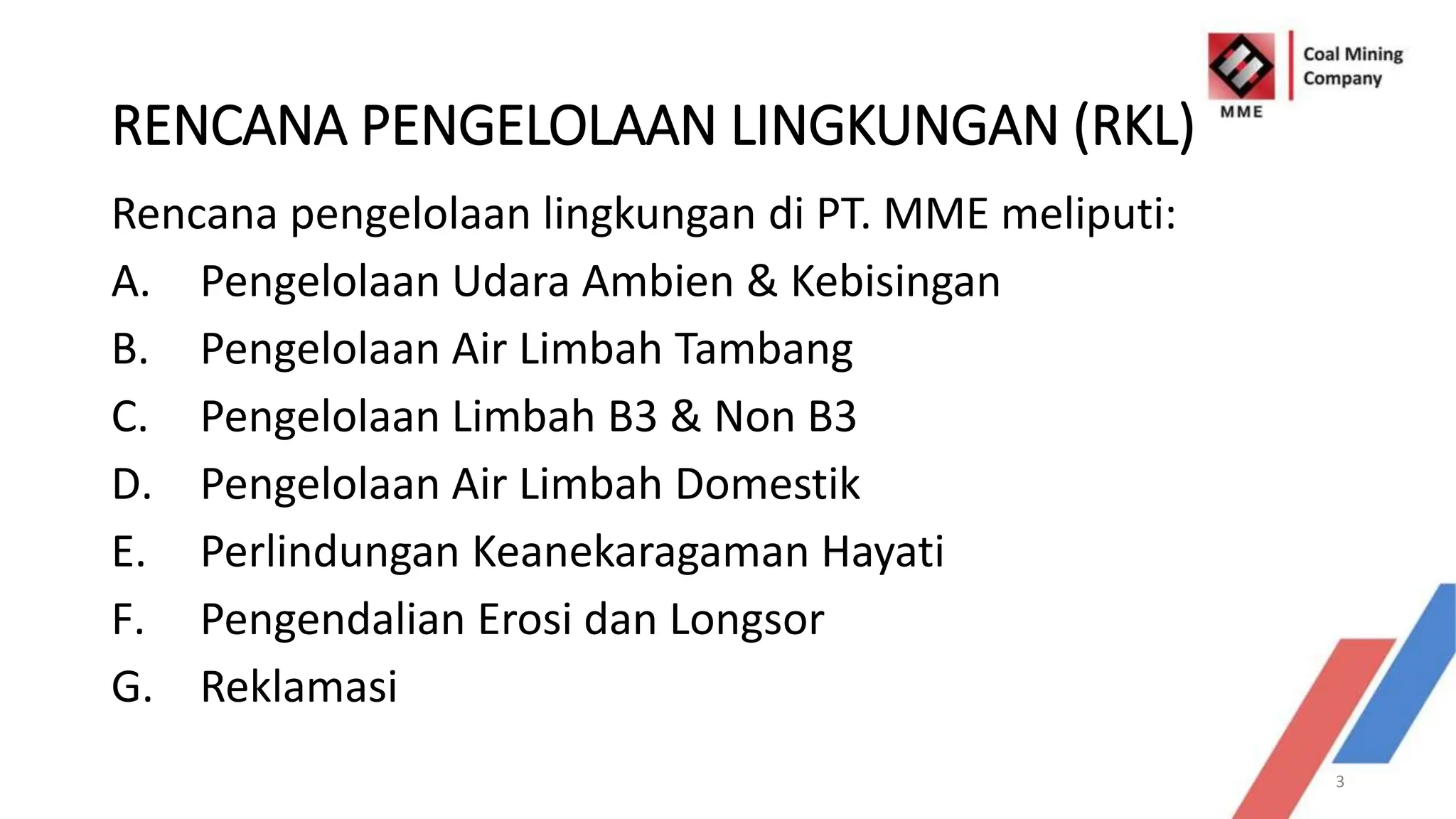 Presentasi Pengelolaan Lingkungan MME 2023 - WASTER ESDM.pptx