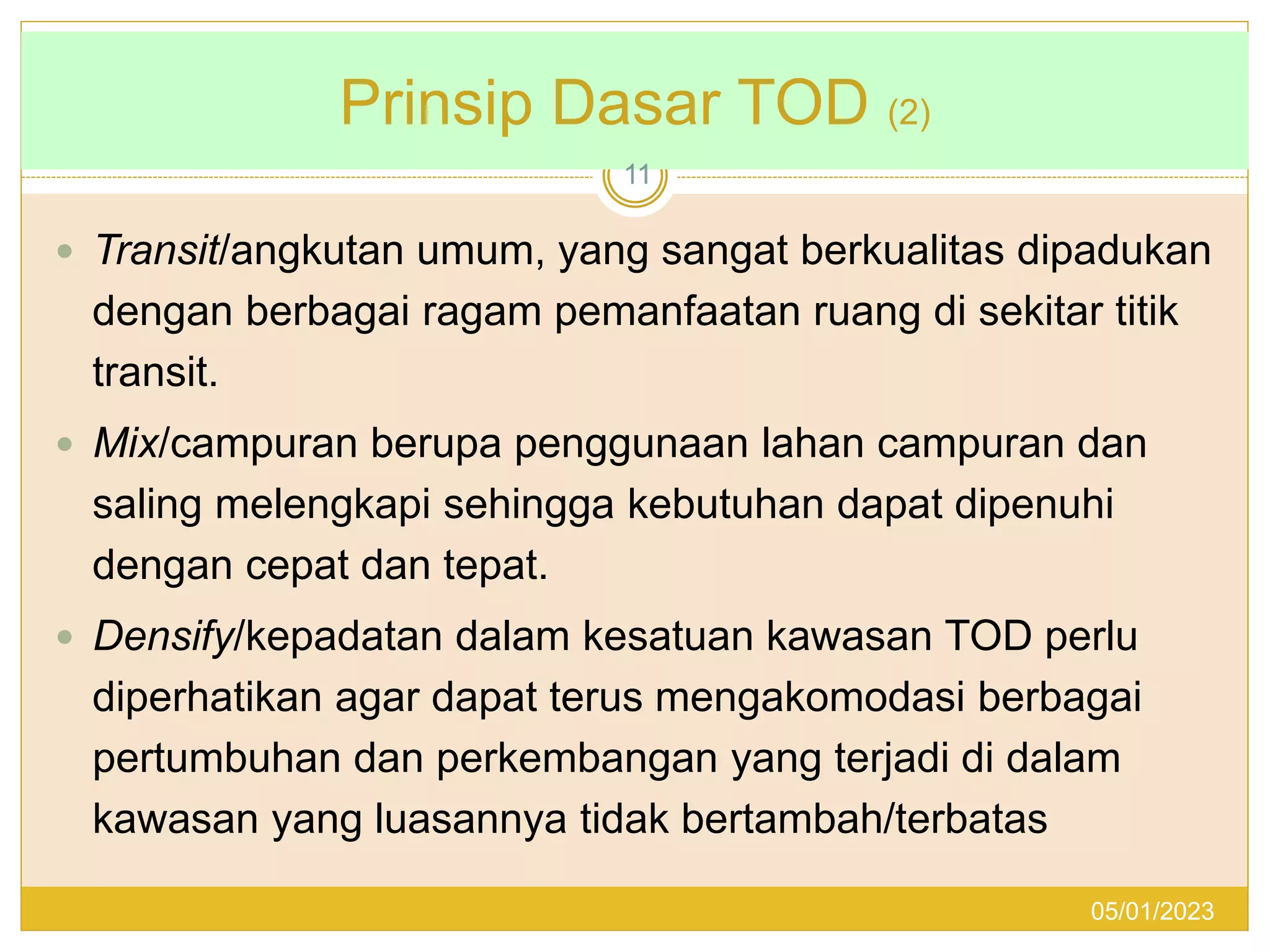 Pengembangan Berorientasi Transit Berkeadilan. Konsep Dasar dan ...