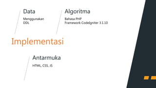 Presentasi pengembangan sistem informasi semester antara filkom ub | PPTX