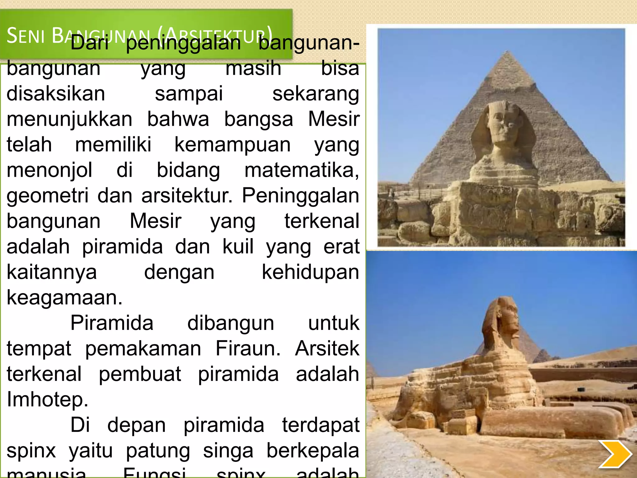 Power point sejarah peradaban lembah sungai nil | PPTX