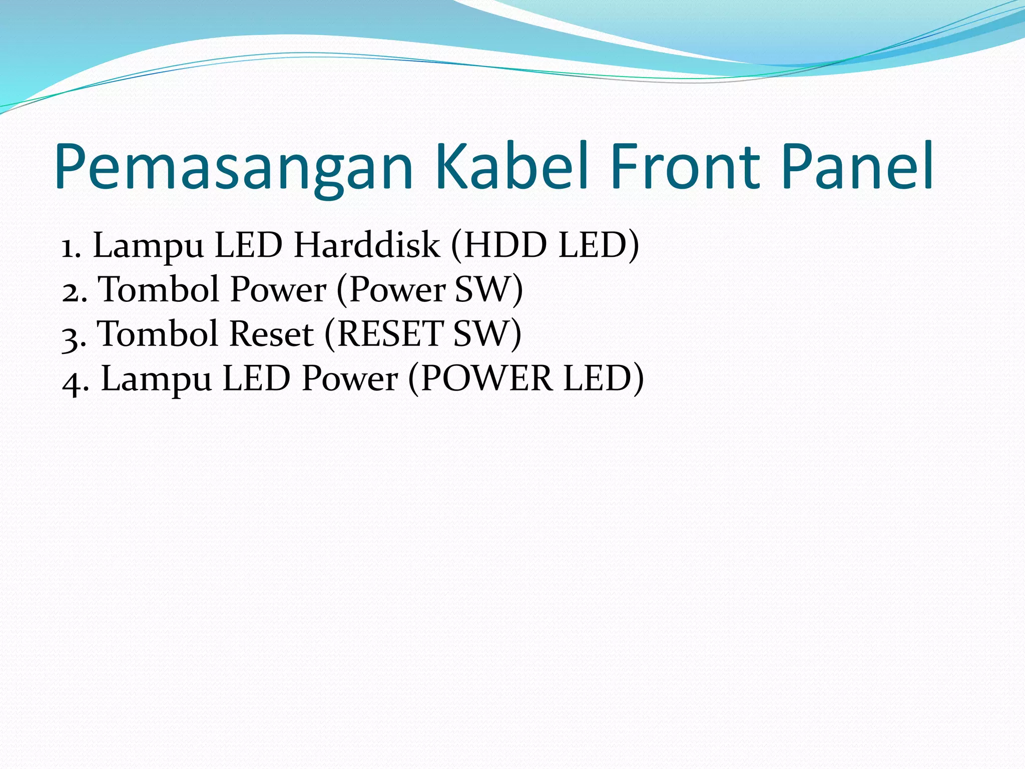 Presentasi perakitan komputer | PPTX