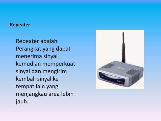Presentasi perangkat jaringan | PPTX
