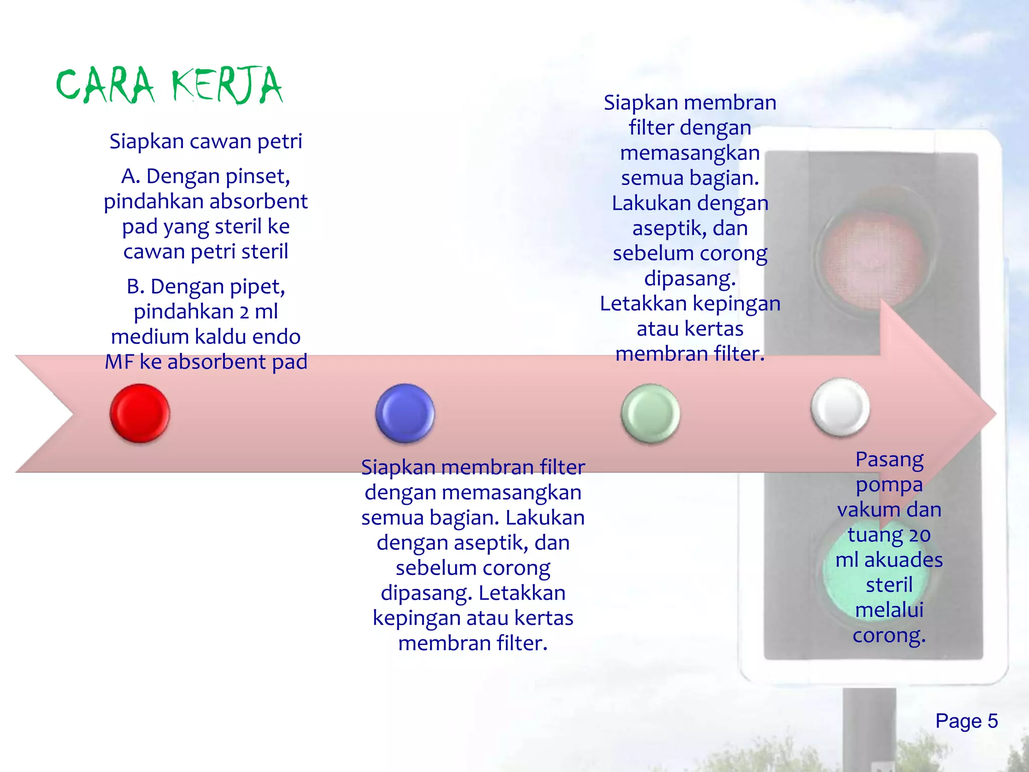Presentasi perc 25 metode membran filter | PPT