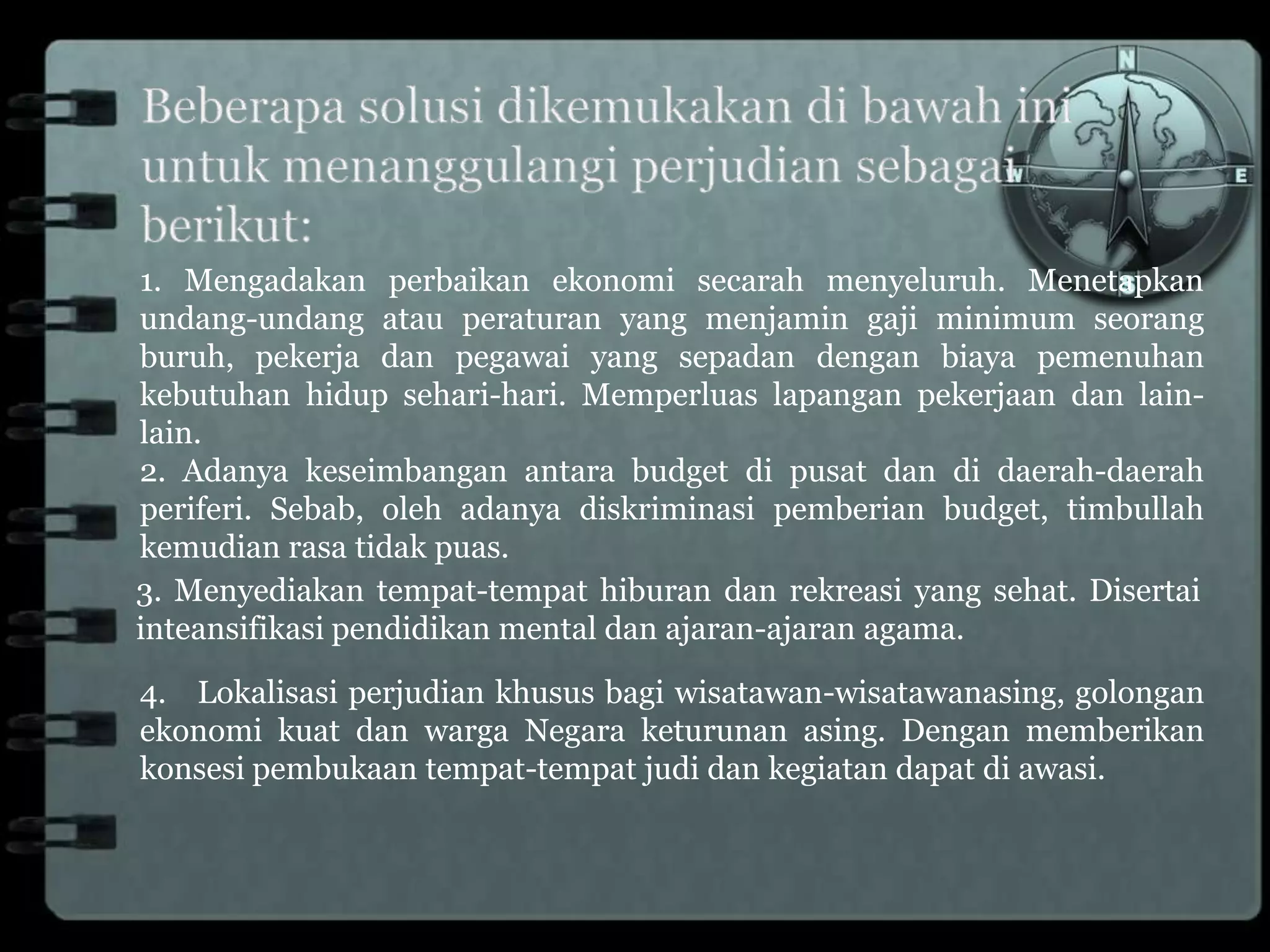 Presentasi perjudian | PPTX