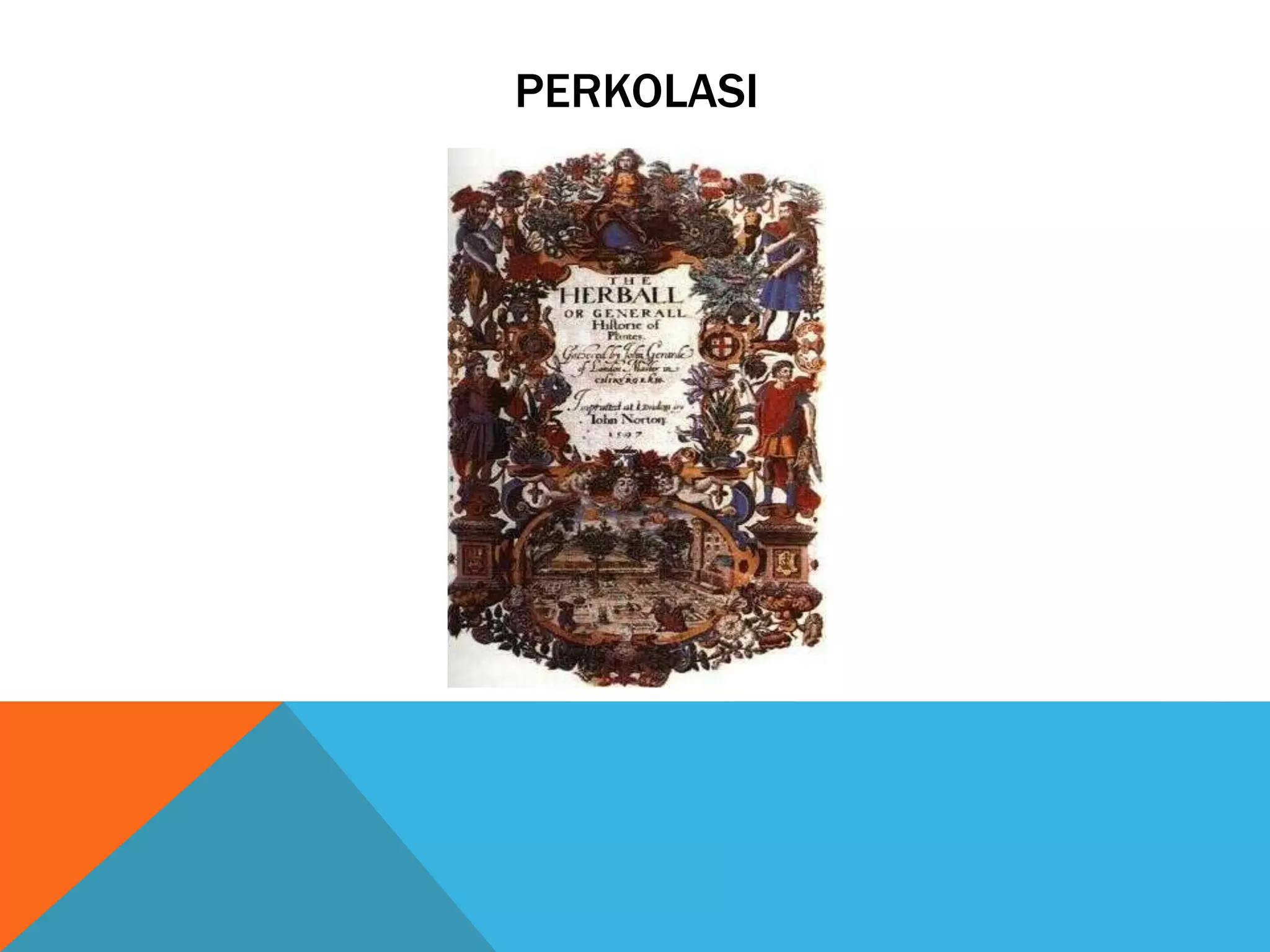 Presentasi perkolasi | PPT