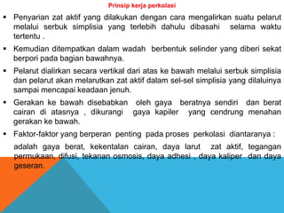 Presentasi perkolasi | PPT