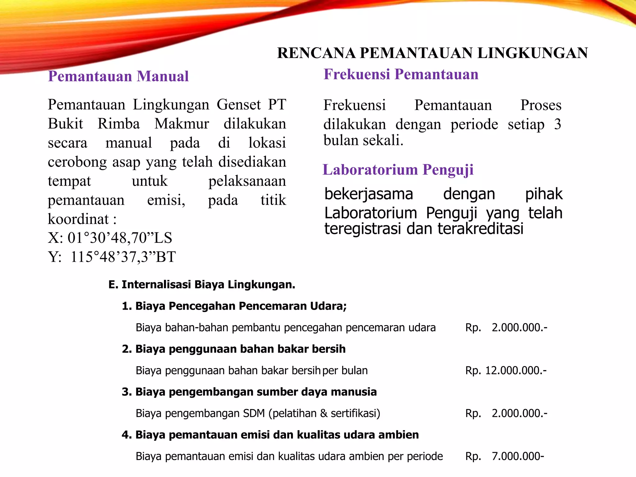 Presentasi pertek emisi PT BRM .pptx