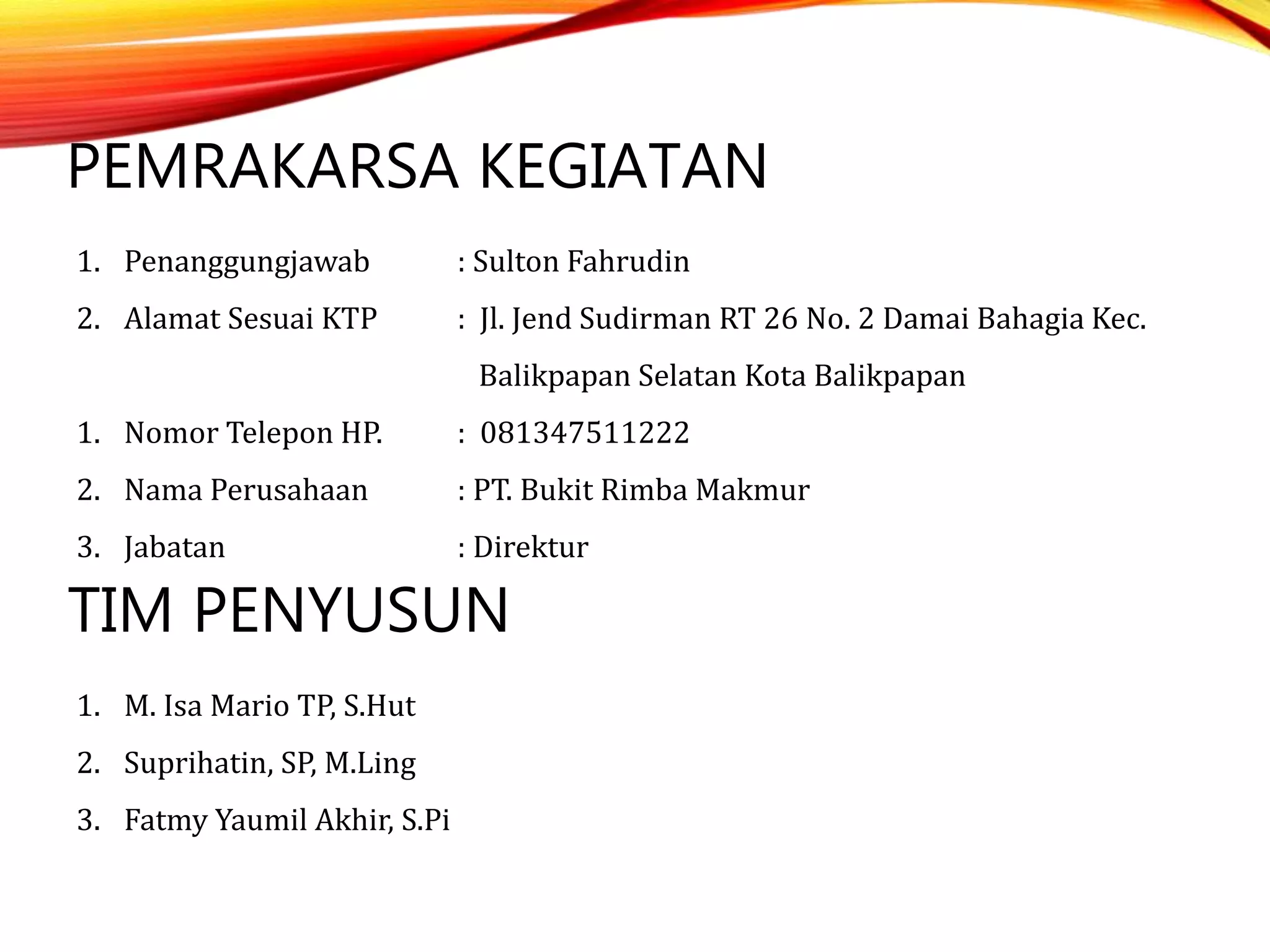 Presentasi pertek emisi PT BRM .pptx