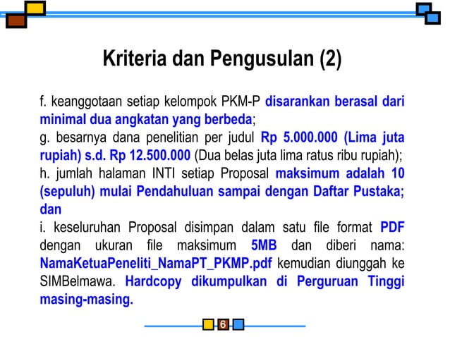 Presentasi pkm di hadapan mahasiswa | PPT