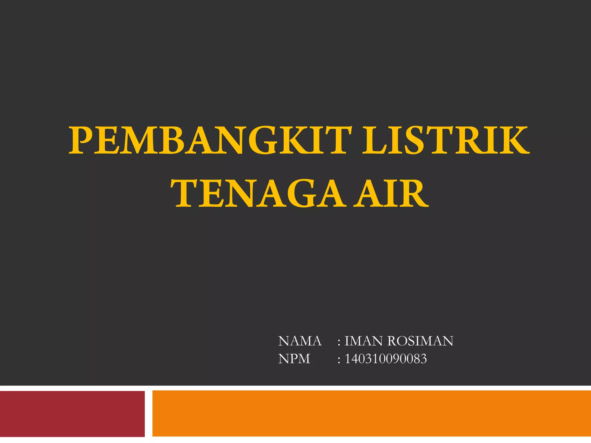 Presentasi plta | PPT