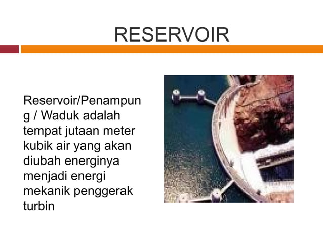 Presentasi plta | PPT