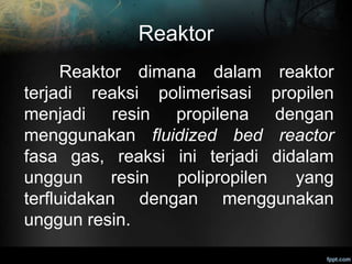 Presentasi poli propilena (pp) | PPTX