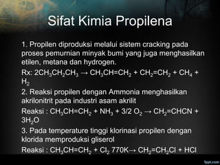 Presentasi poli propilena (pp) | PPTX
