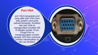 Presentasi port komunikasi dan tes port serial | PPTX