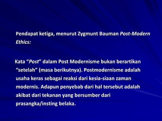 Presentasi post modernisme | PPT