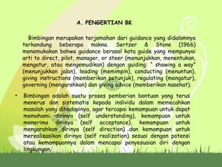 Presentasi pp bk | PPT