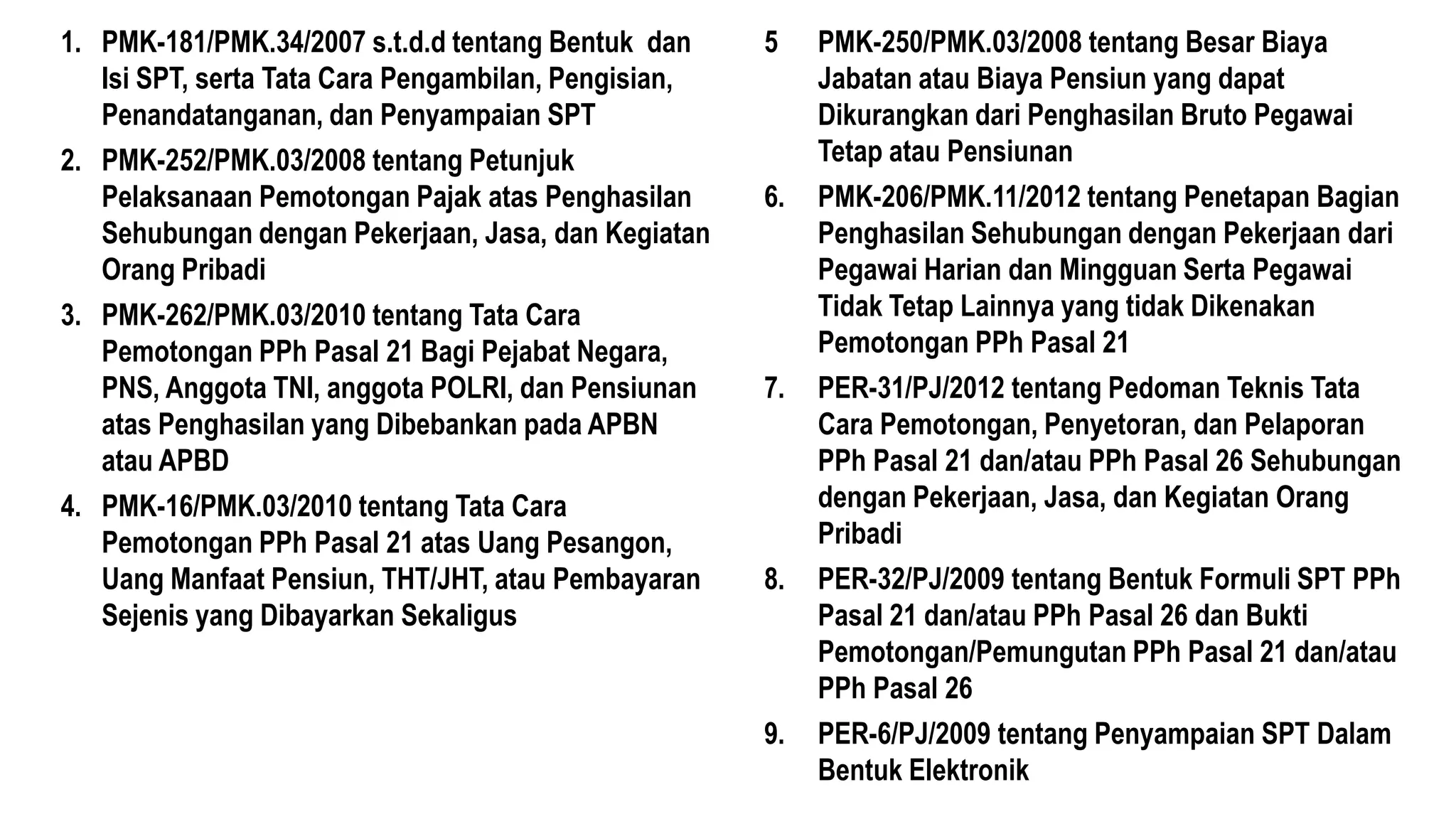 Presentasi pph 21 baru contoh kasus | PPTX