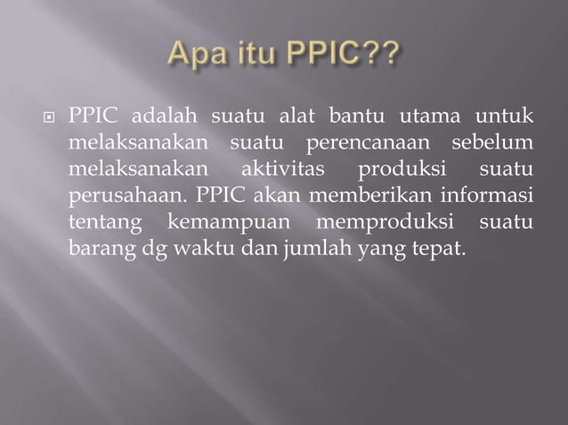 Presentasi ppic | PPTX