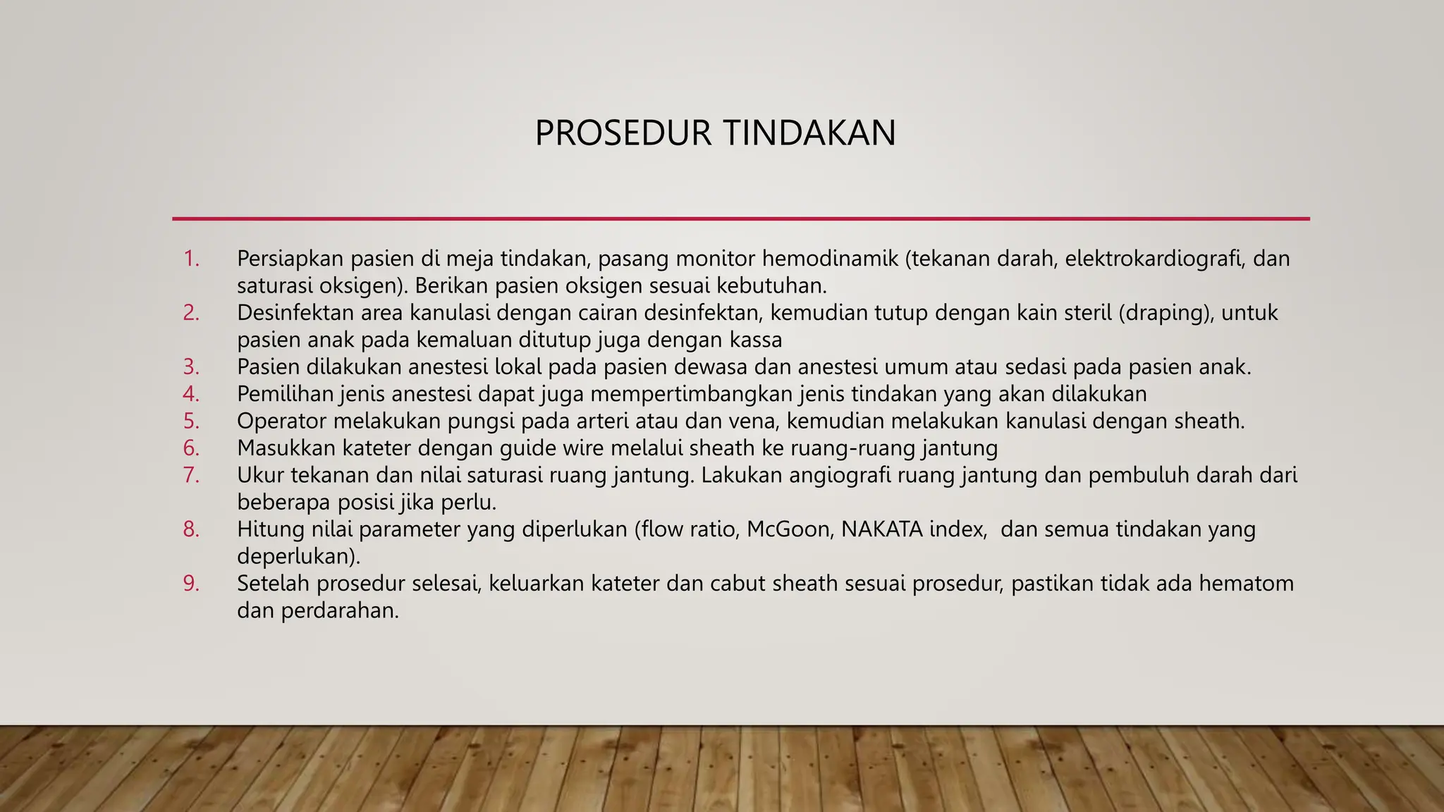Presentasi penugasan cateterisasi jantung | PPTX