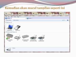 Presentasi prakerin amelia novriana tentang file sharing dan printer sharing | PPTX