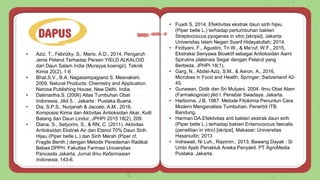 Presentasi Praktikum Fitoikimia A4 Skrining Fitokimia | PPTX