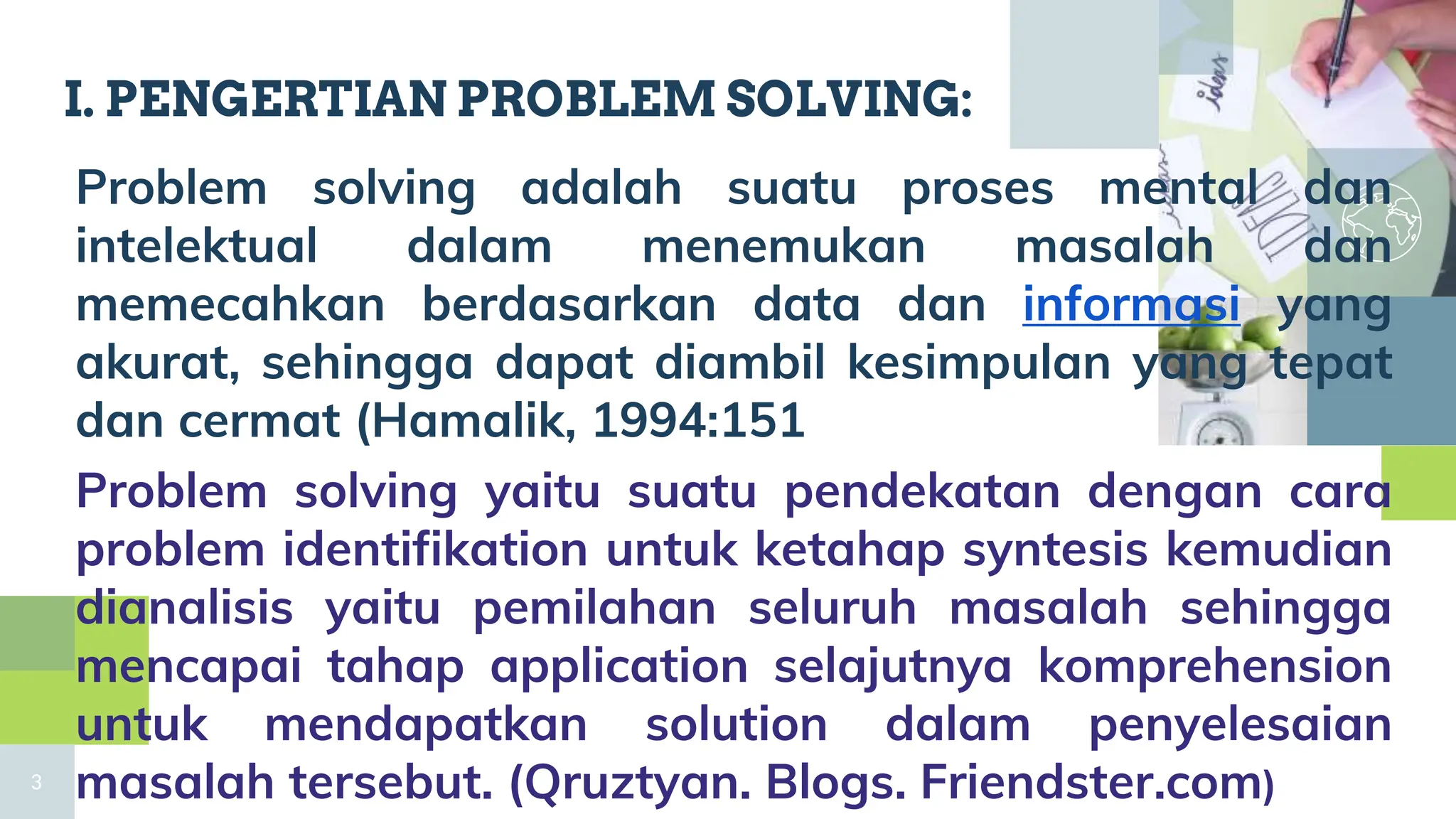 Presentasi PROBLEM SOLVING untuk jenjang SMA.pptx