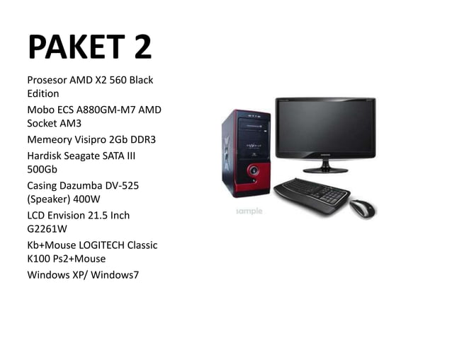 Presentasi produk komputer | PPTX