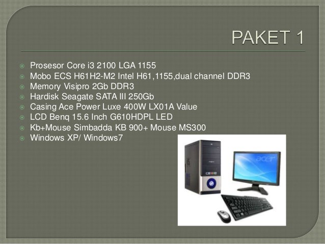 Presentasi produk komputer