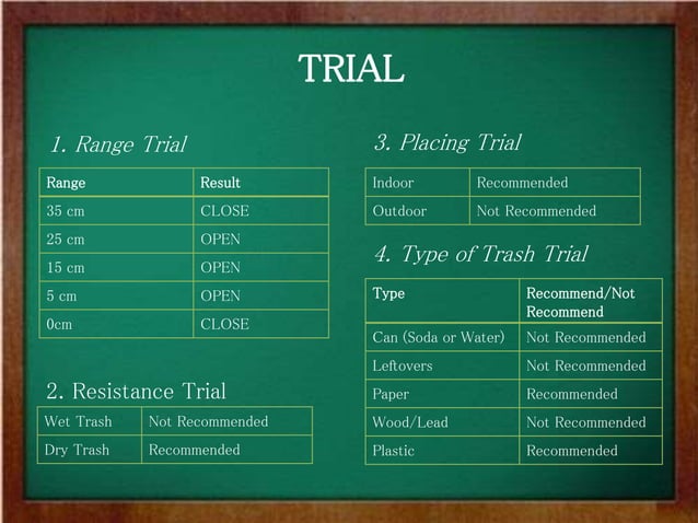 Auto-Bin (Open the lid of the bin automatically with arduino) | PPTX
