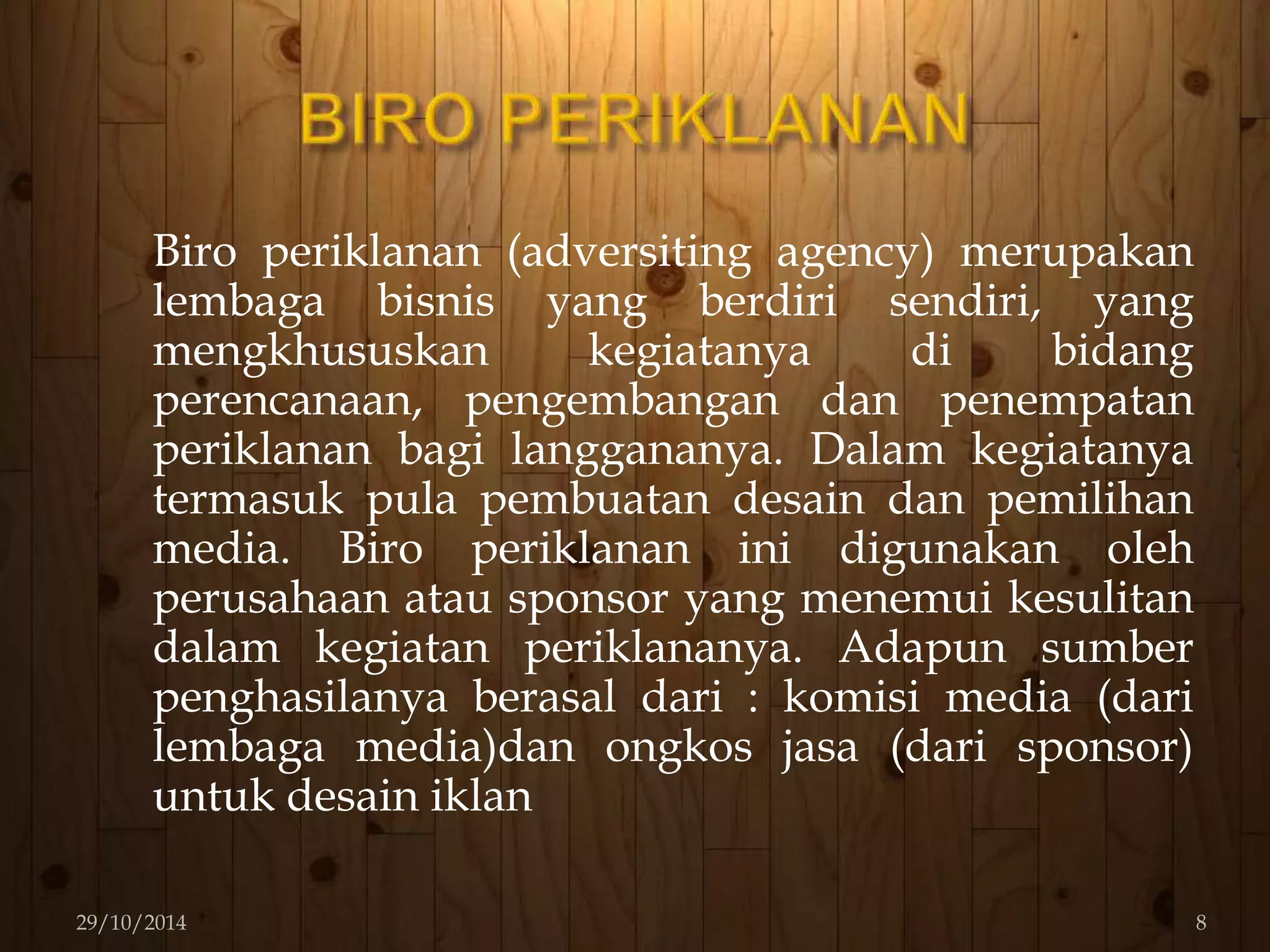 Presentasi promosi & periklanan | PPTX