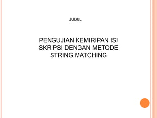 Presentasi proposal | PPTX