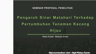 Presentasi Proposal Mini Riset Sigit WD.pptx