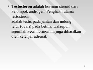 Presentasi psikologi faal (testosteron) | PPT