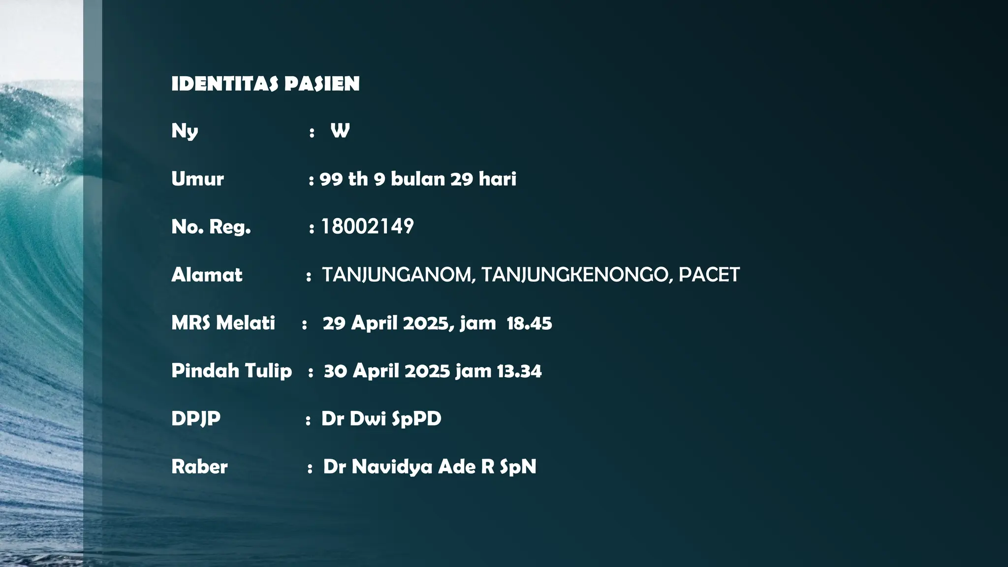 study case pasien dengan sepsis, bradikardi | PPTX