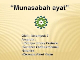 Munasabah ayat | PPTX