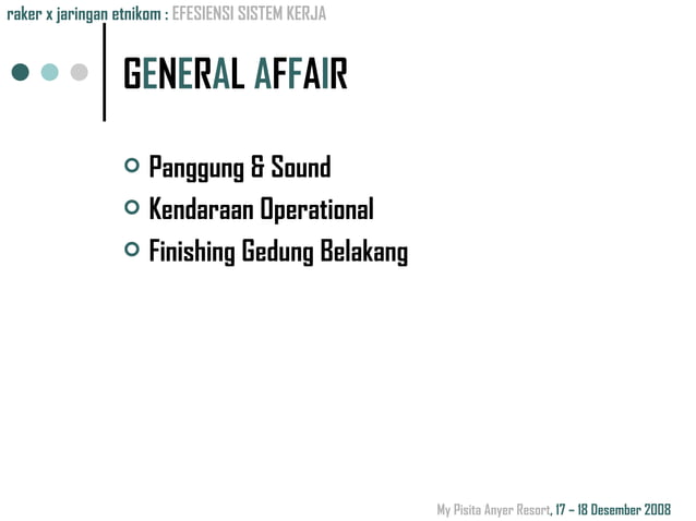 Presentasi Raker | PPT