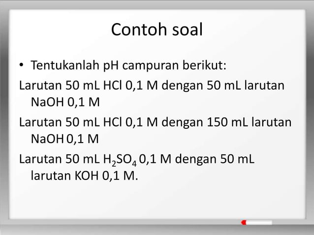 Reaksi, Aplikasi, dan Titrasi Asam Basa (Kimia Kelas XI) | PPTX