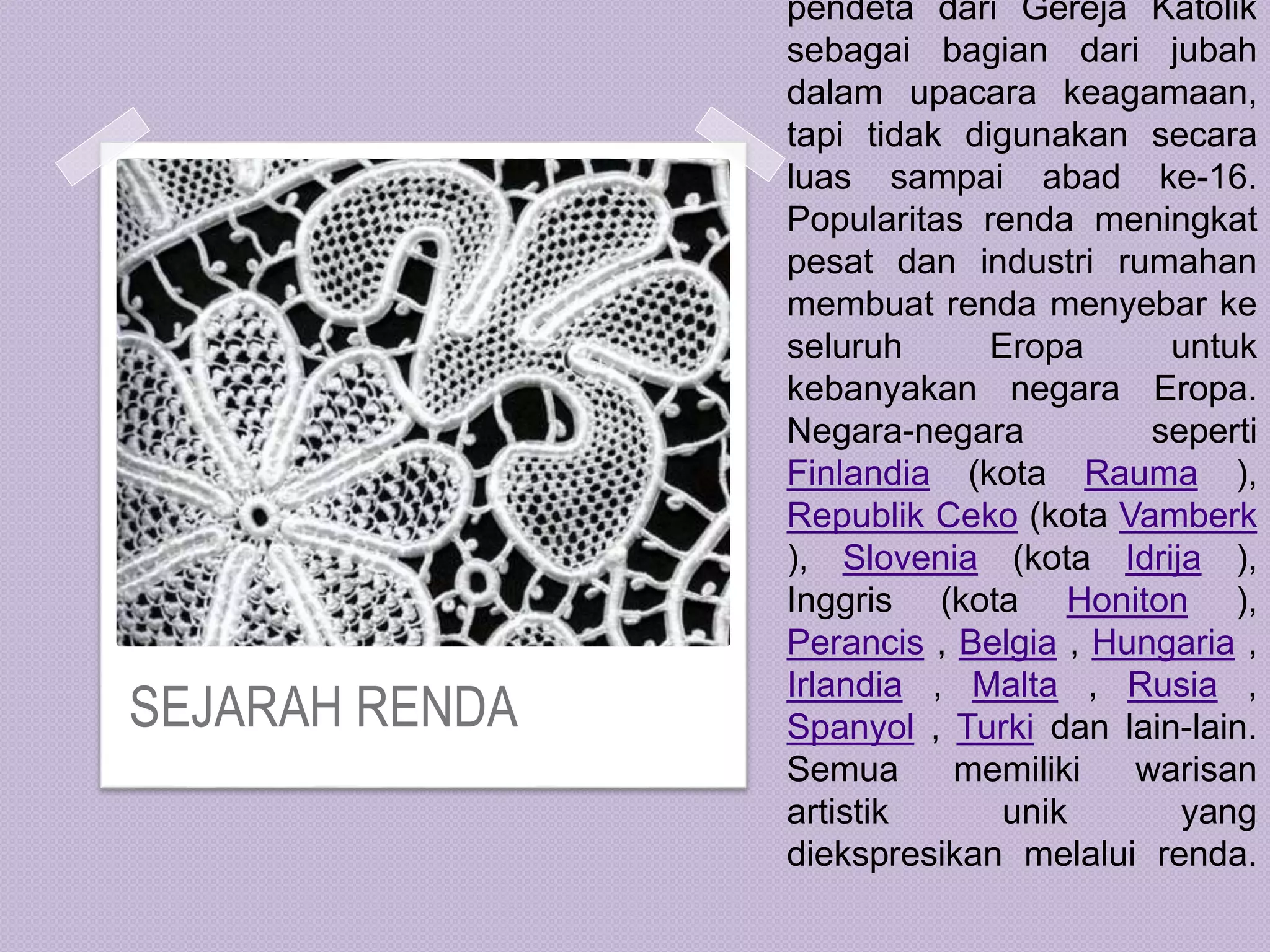 Presentasi renda dan pita (ppaj) | PPTX