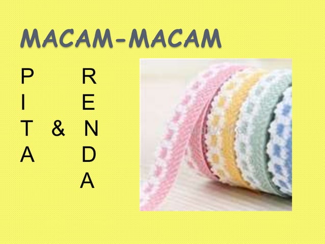 Presentasi renda dan pita (ppaj) | PPT