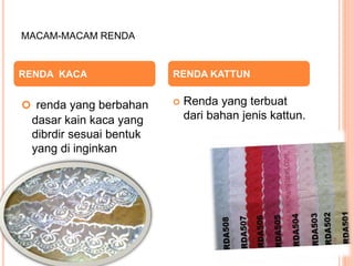 Presentasi renda dan pita (ppaj) | PPTX