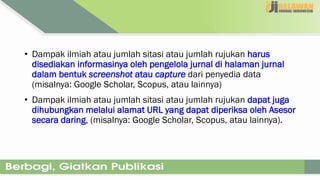 MANAJEMEN JURNAL NASIONAL TERAKREDITASI | PDF